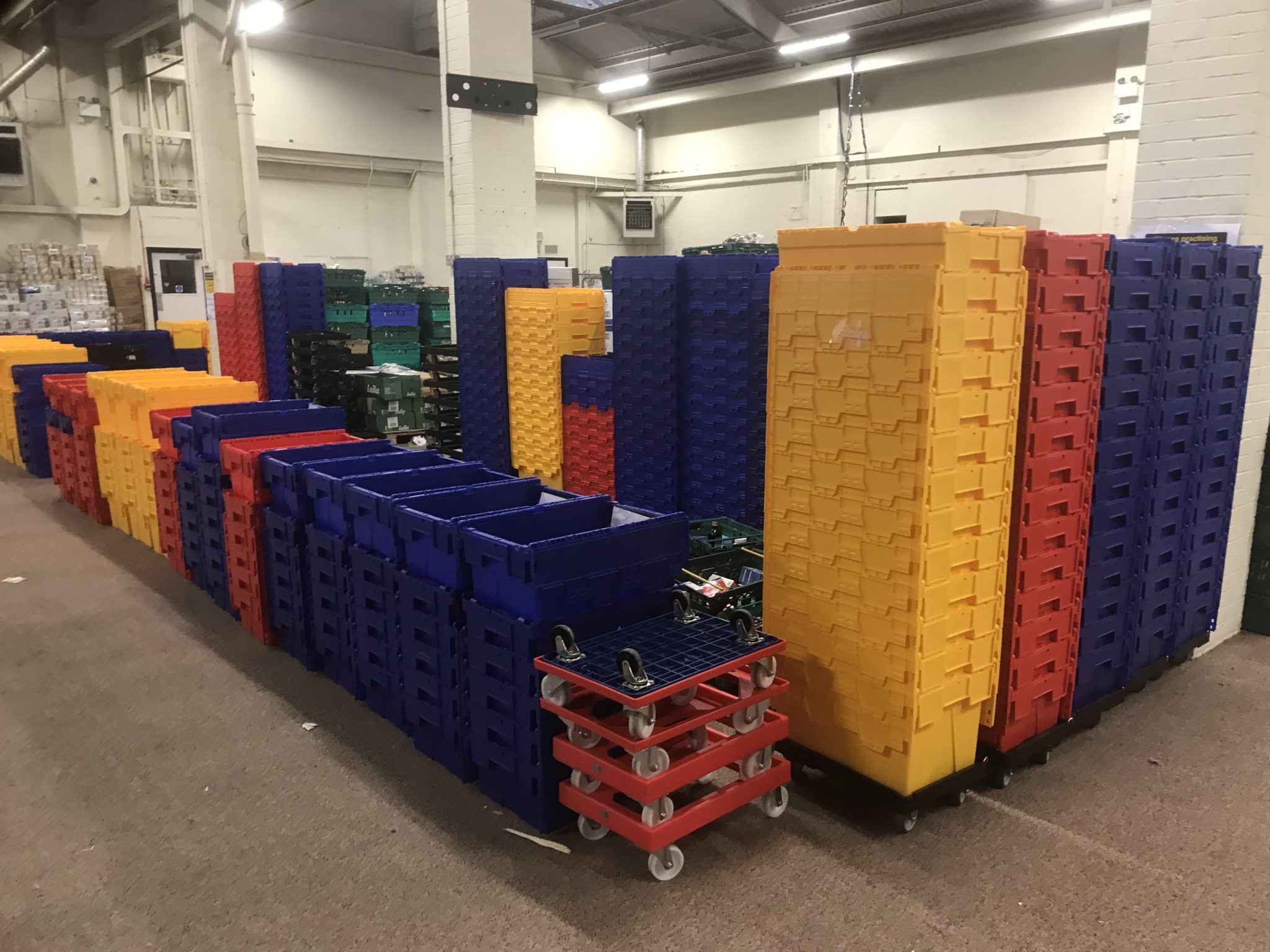 Loadhog getting our warehouse sorted! | Sheffield S6 Foodbank