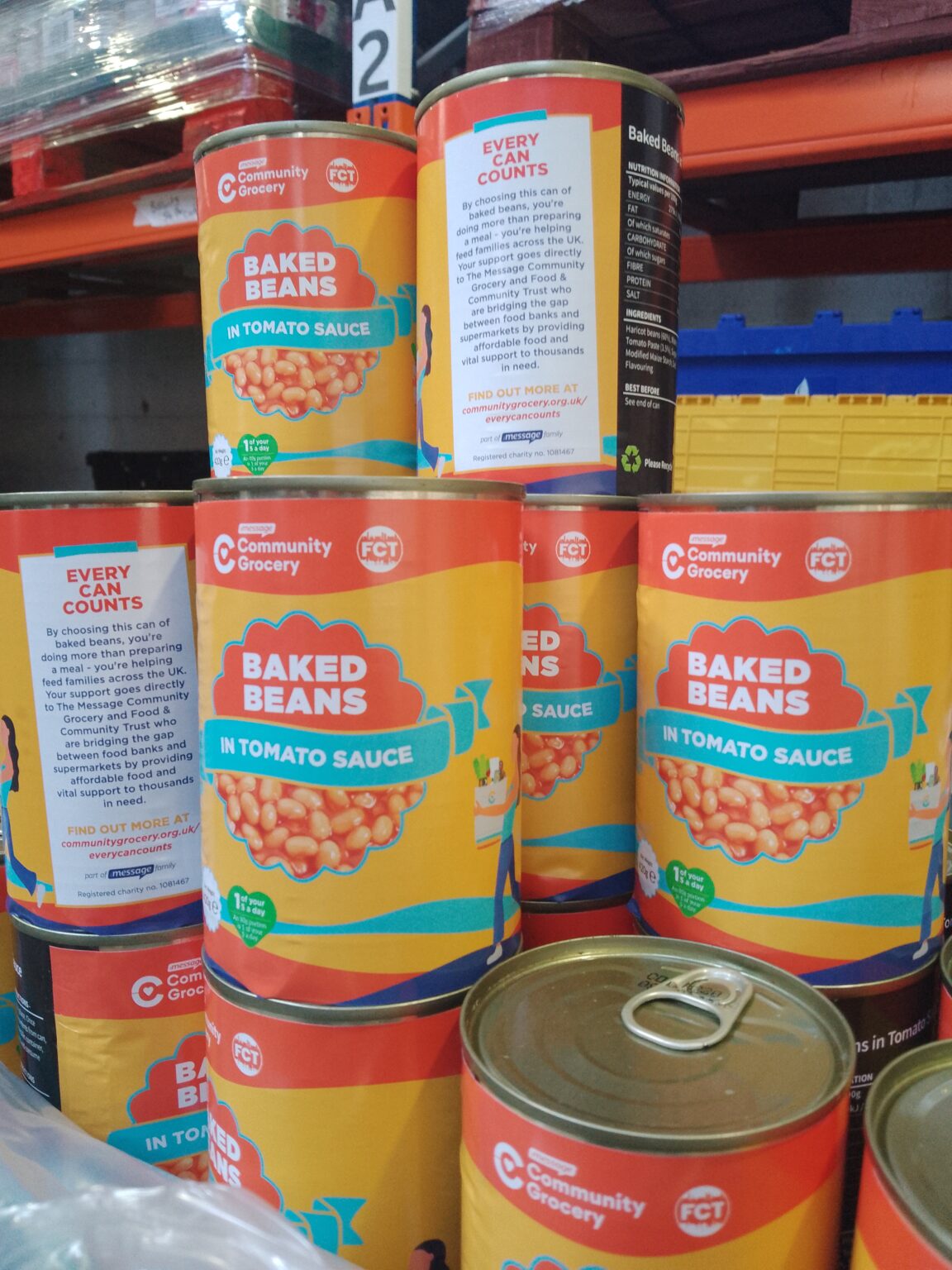 Our own range of baked beans 🥫 | Sheffield S6 Foodbank